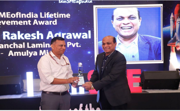 Mr. Rakesh Agarwal, Received a prestigious Lifetime Achievement Award – Amulya Mica