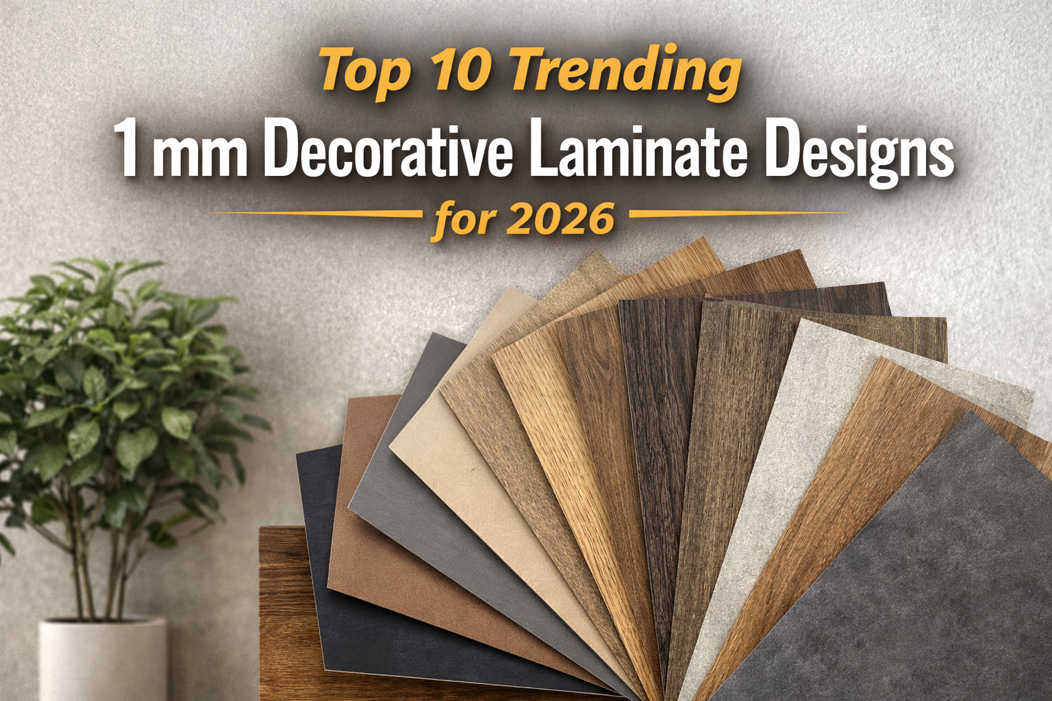 Top 10 Trending 1 mm Decorative Laminate Designs for 2026 – Amulya Mica